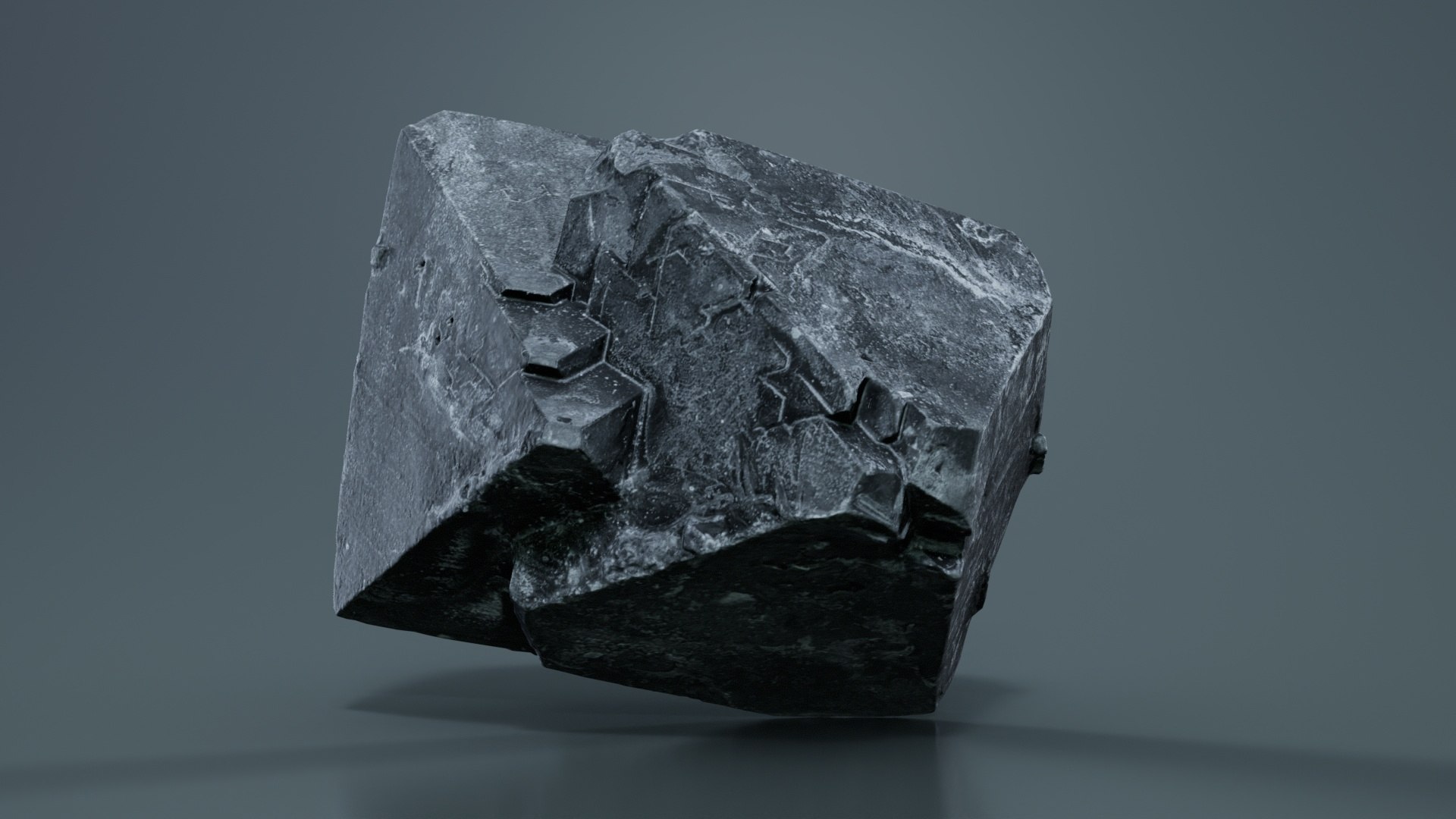 3D Black Salt Crystal 01 Remastered Model - TurboSquid 2362520