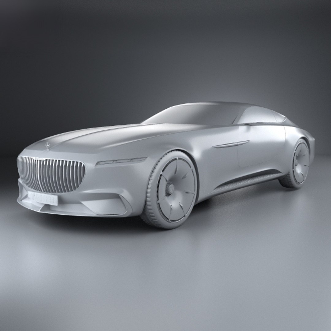 3D model mercedes-benz vision maybach - TurboSquid 1321594