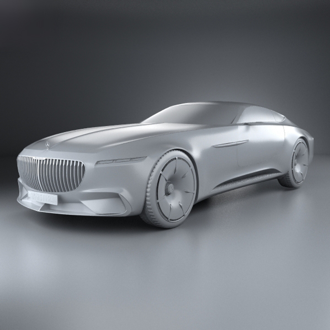 3D model mercedes-benz vision maybach - TurboSquid 1321594