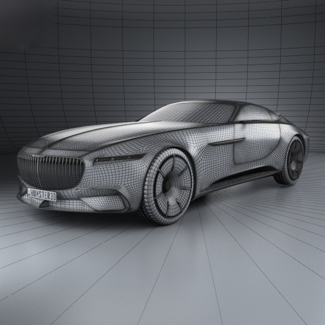 3D model mercedes-benz vision maybach - TurboSquid 1321594