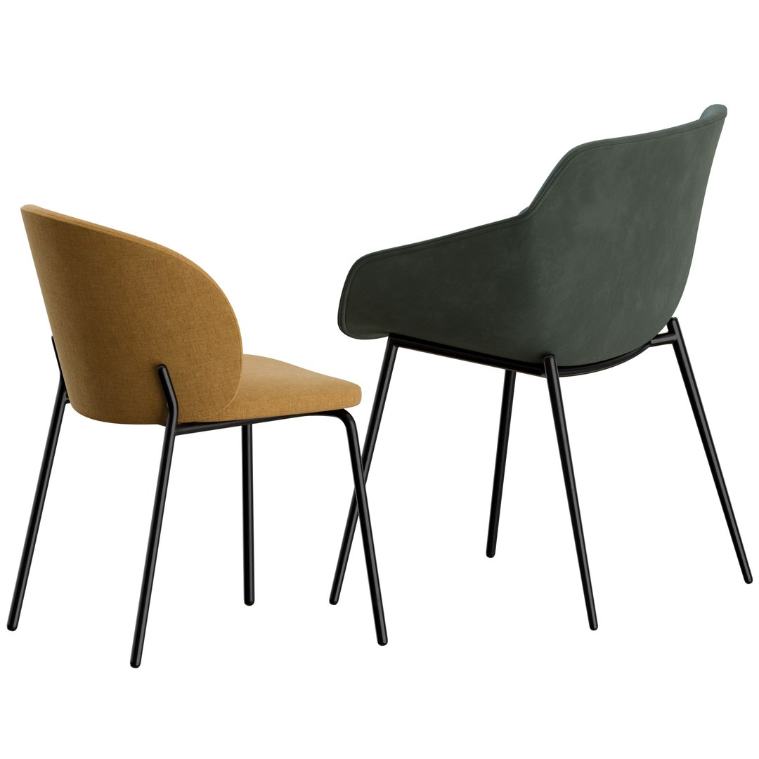 3D chairs boconcept seating model - TurboSquid 1658077