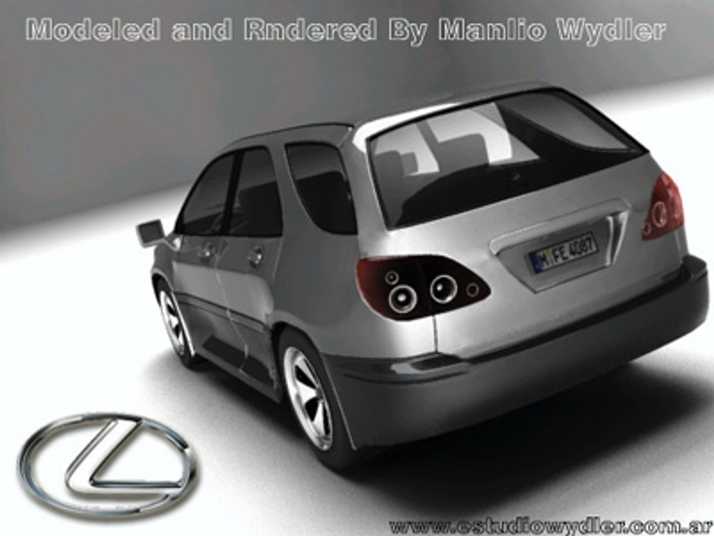 Lexus Rx300 3d Model