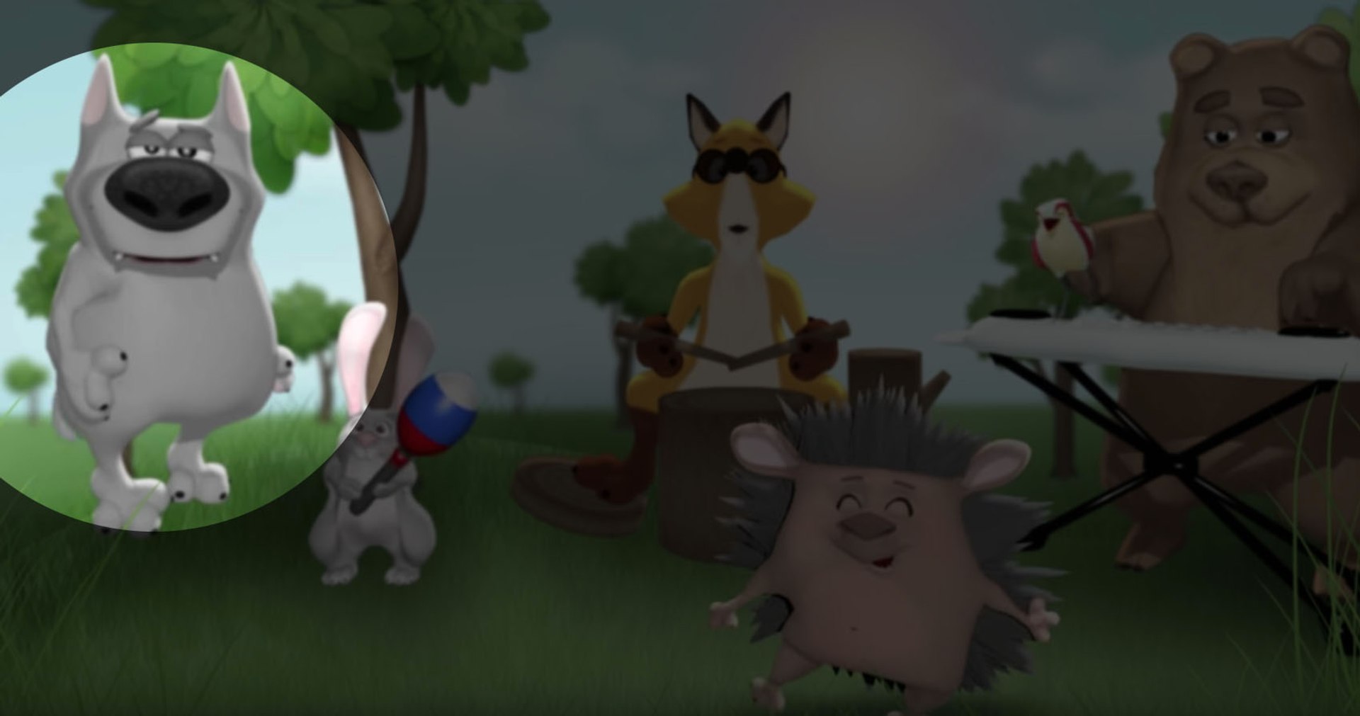 Wolf Cartoon 3D Model - TurboSquid 1319121