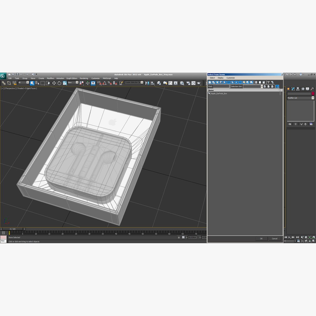 Apple Pods Box 3d Model