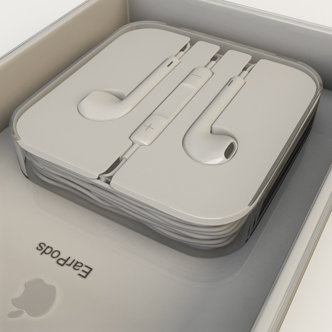 Apple Pods Box 3d Model