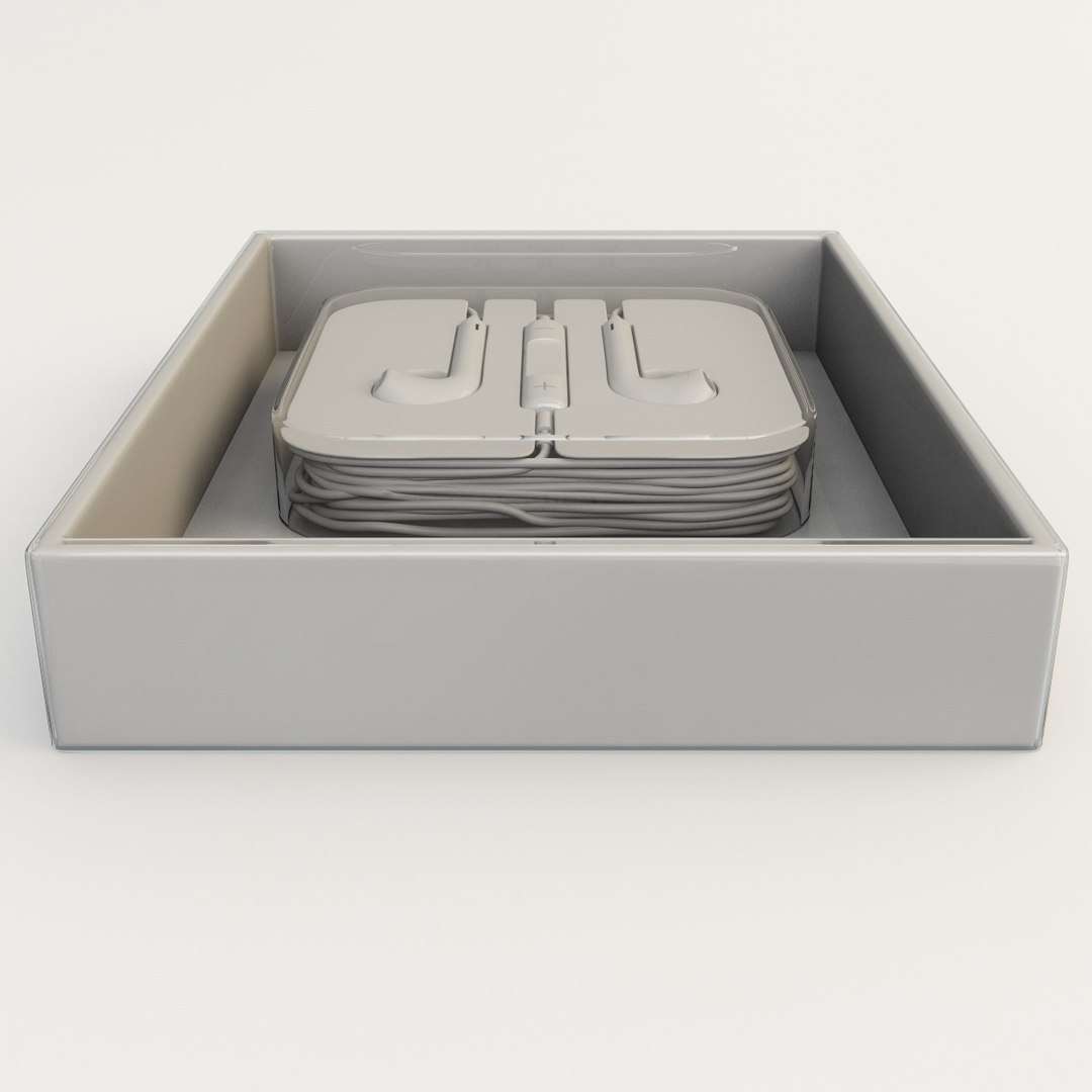 Apple Pods Box 3d Model