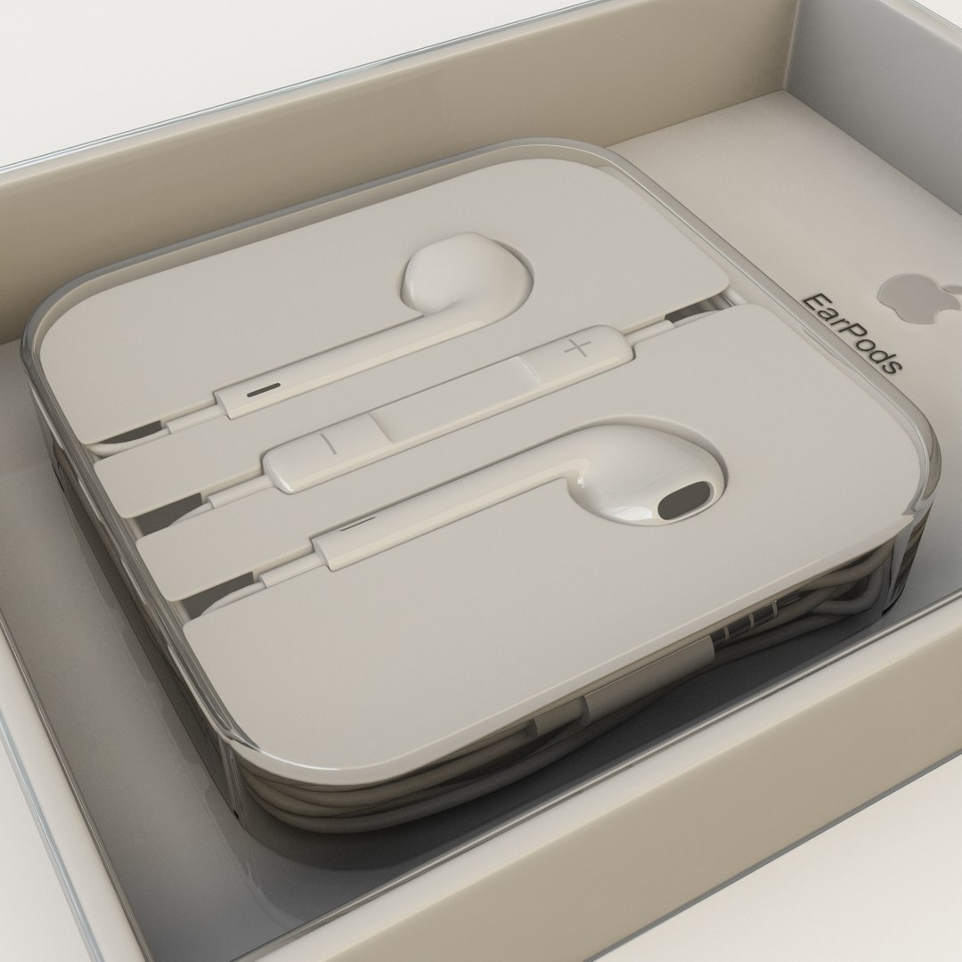 Apple Pods Box 3d Model