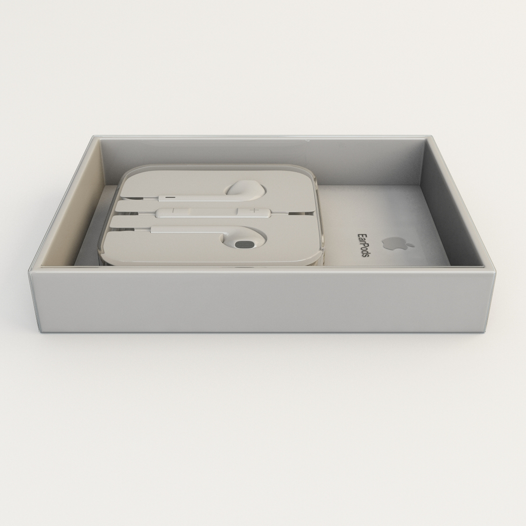 Apple Pods Box 3d Model