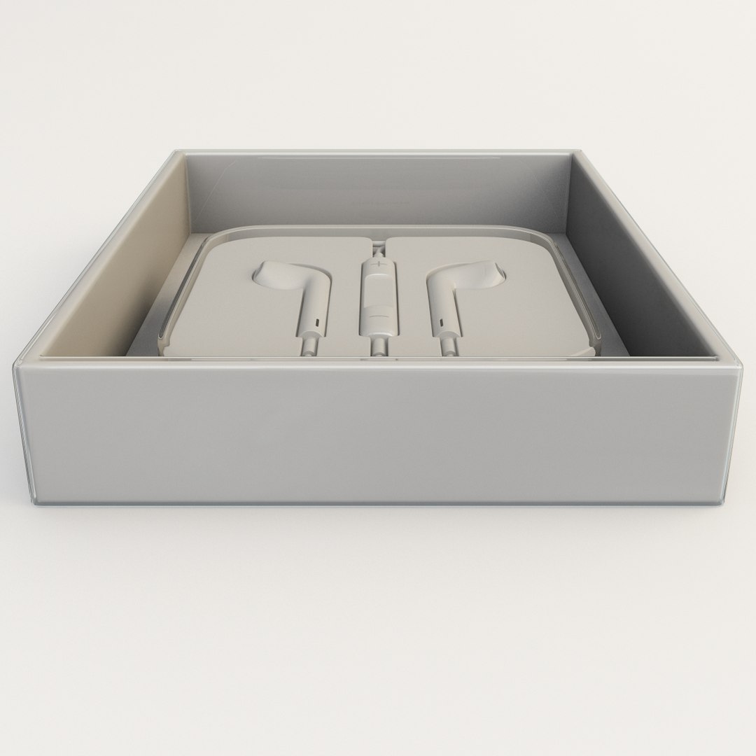 Apple Pods Box 3d Model