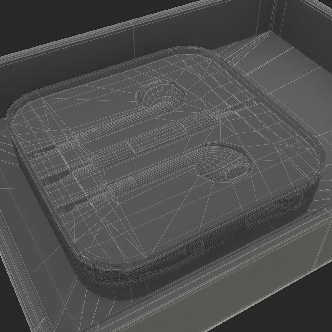 apple pods box 3d model