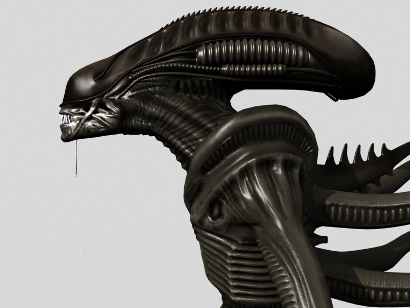 3d Model Alien Pack Xenomorph Facehugger