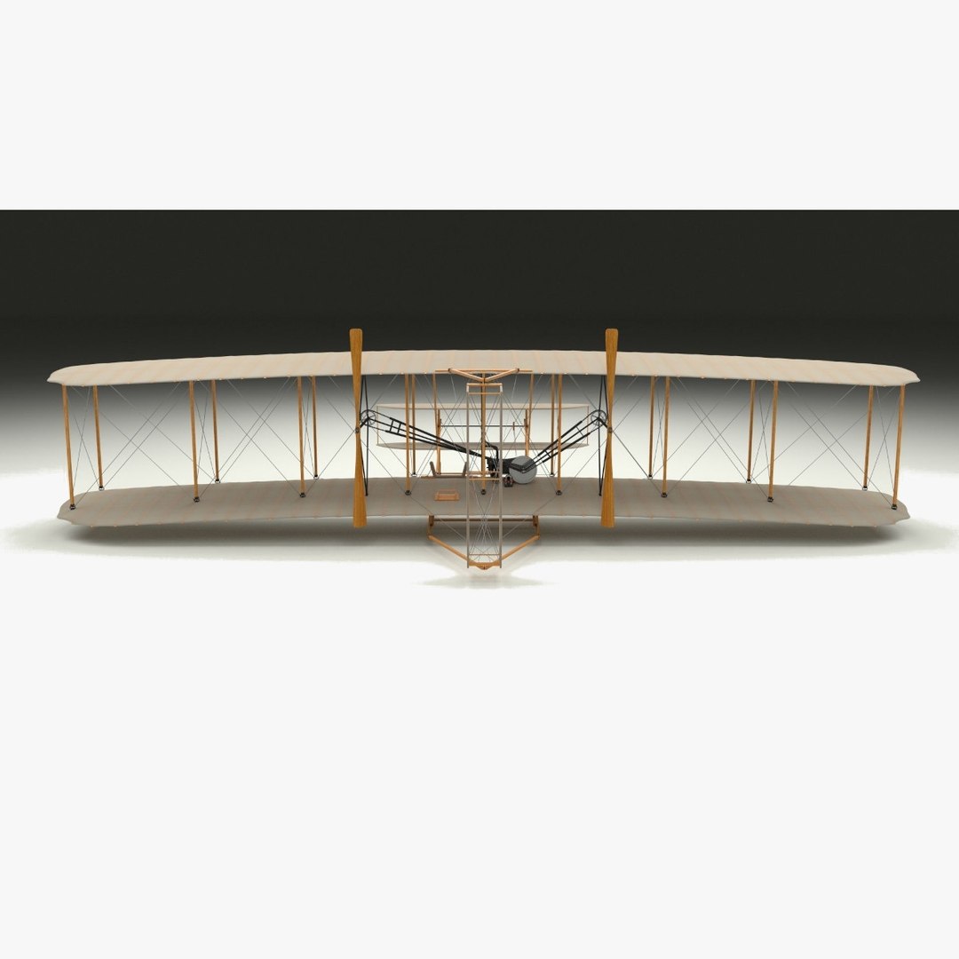 modelo 3d Rigged Wright Flyer - TurboSquid 1005455