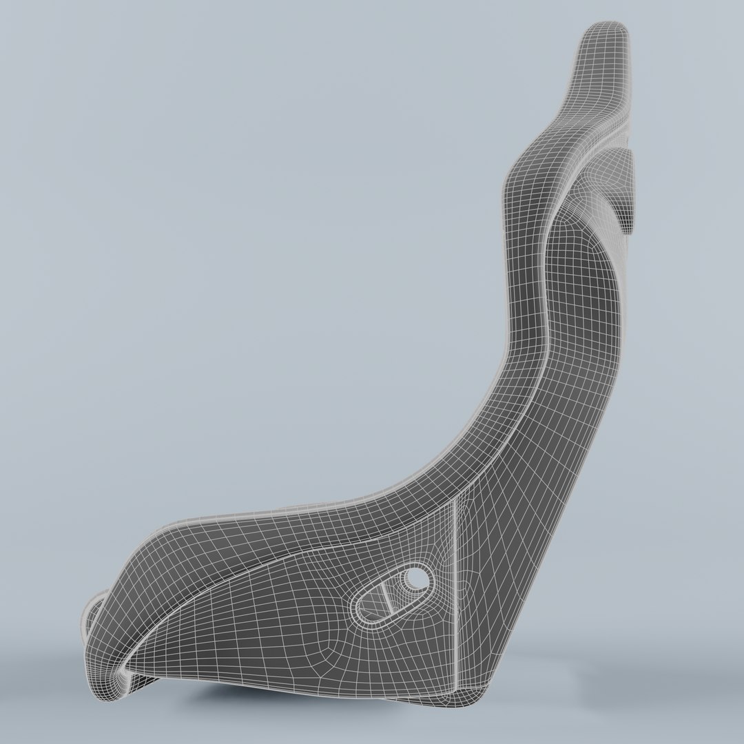 BRIDE ZETA IV Red Seat 3D Model - TurboSquid 1789653