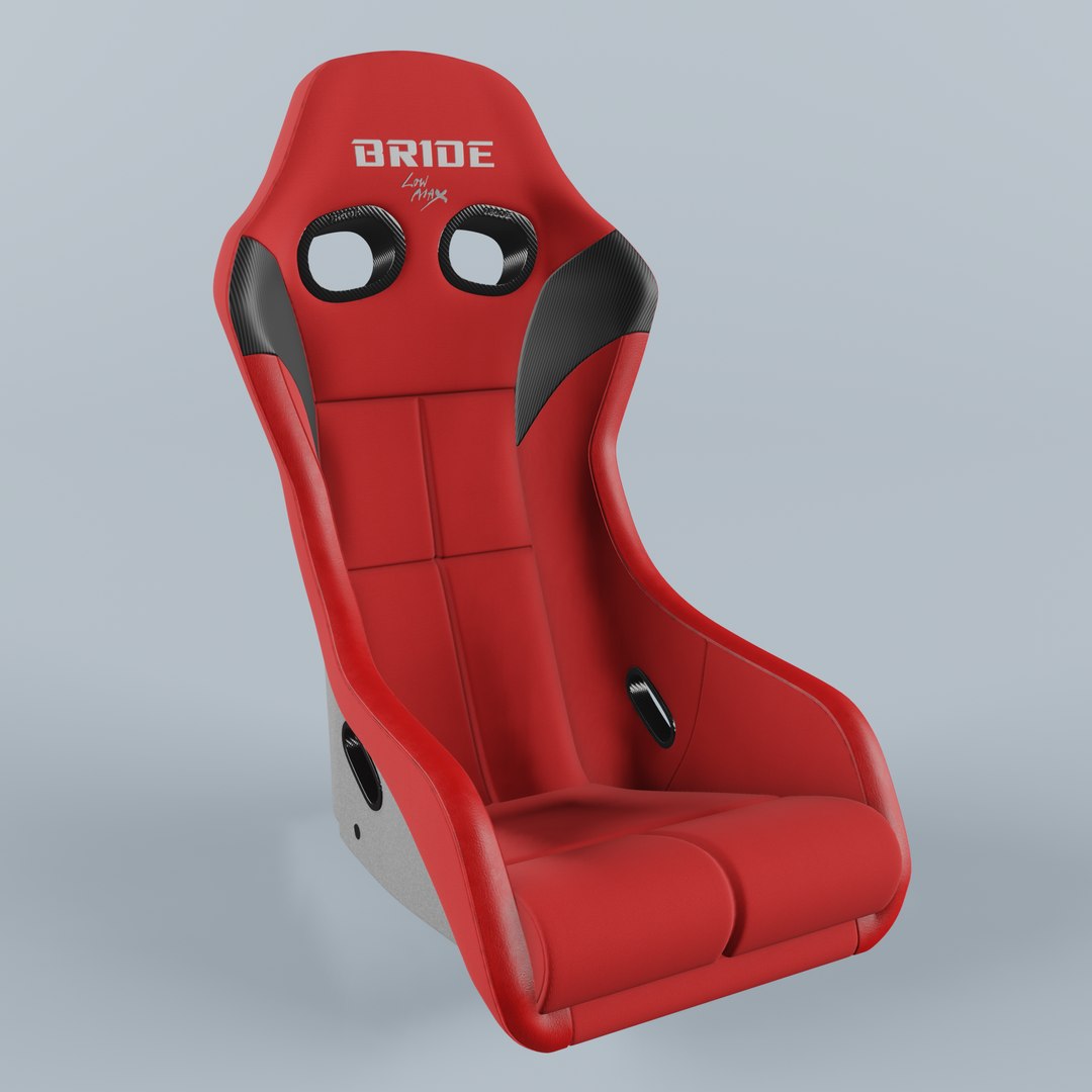 BRIDE ZETA IV Red Seat 3D Model - TurboSquid 1789653