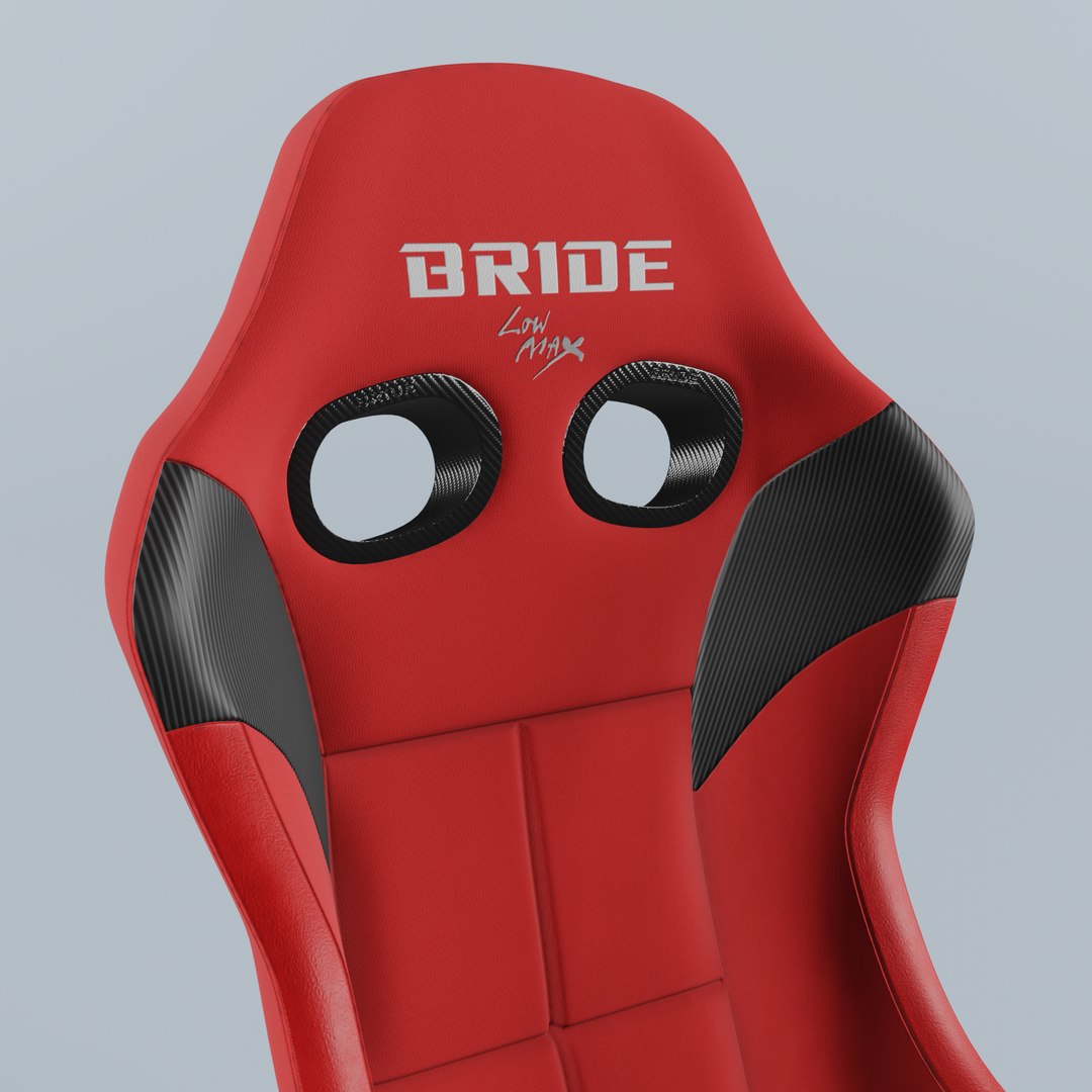 BRIDE ZETA IV Red Seat 3D Model - TurboSquid 1789653