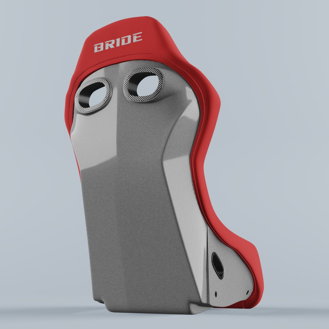 BRIDE ZETA IV Red Seat 3D Model - TurboSquid 1789653