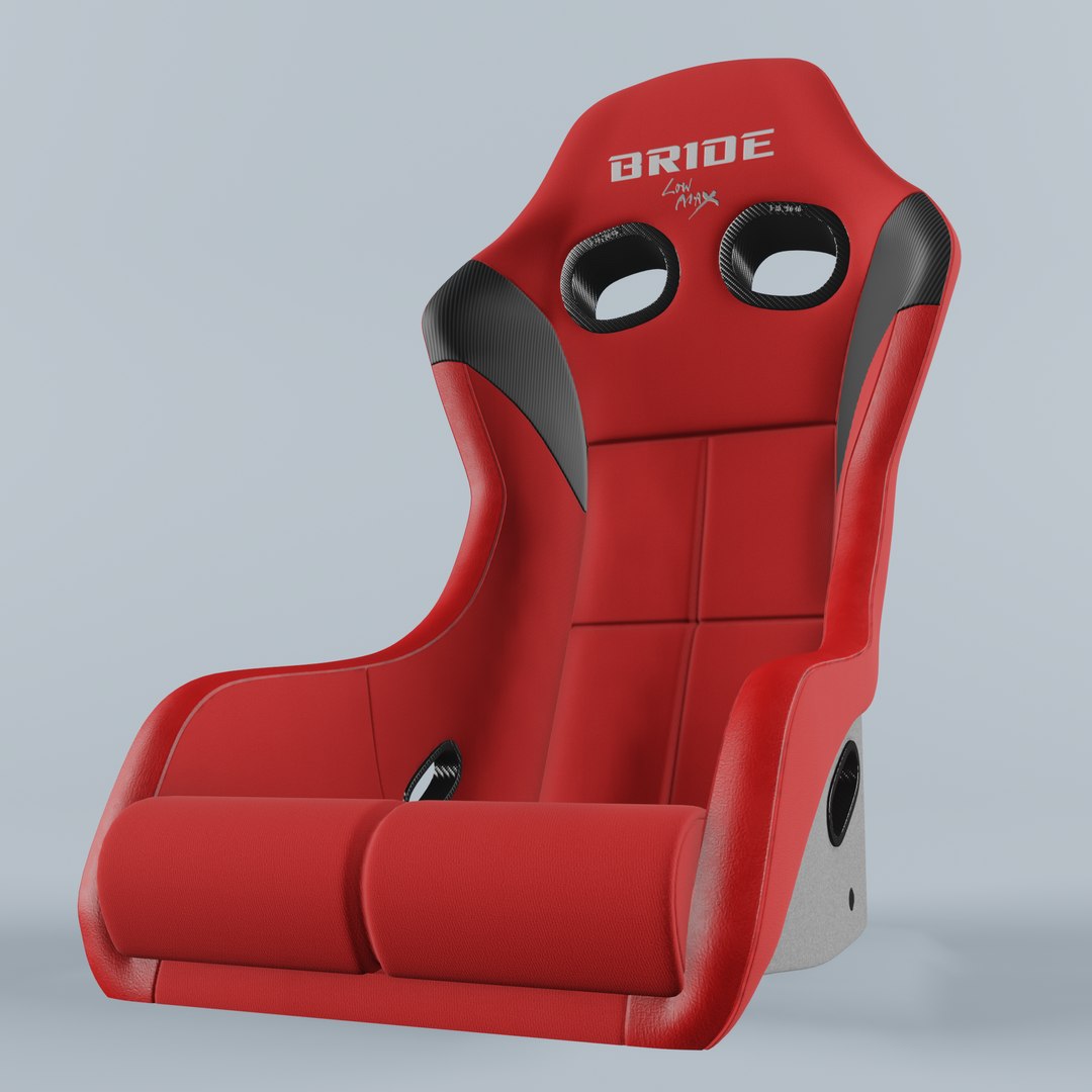 BRIDE ZETA IV Red Seat 3D Model - TurboSquid 1789653