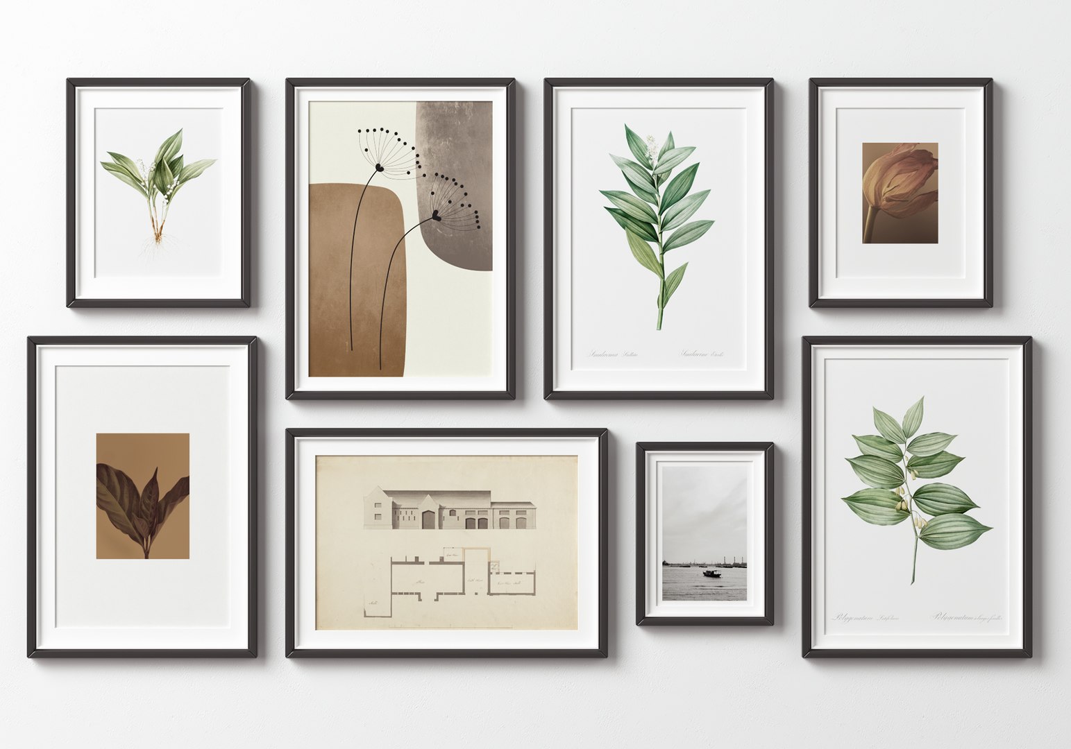 Picture Frames Set-436 3D Model - TurboSquid 2093886