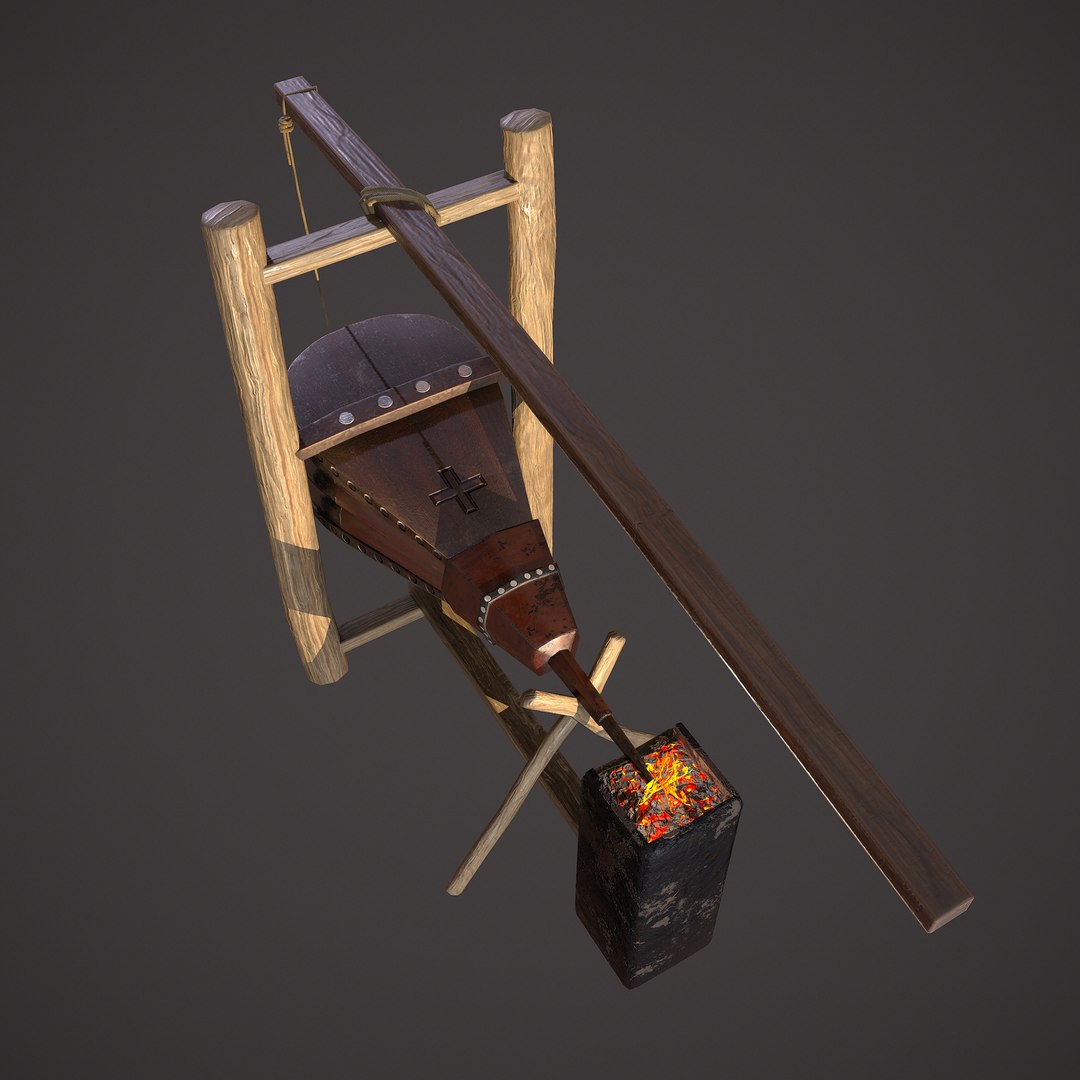 3D medieval bellows - TurboSquid 1423706