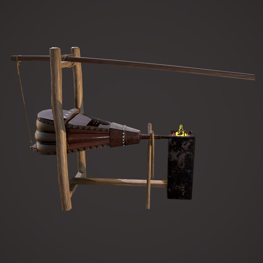 3D Medieval Bellows - TurboSquid 1423706