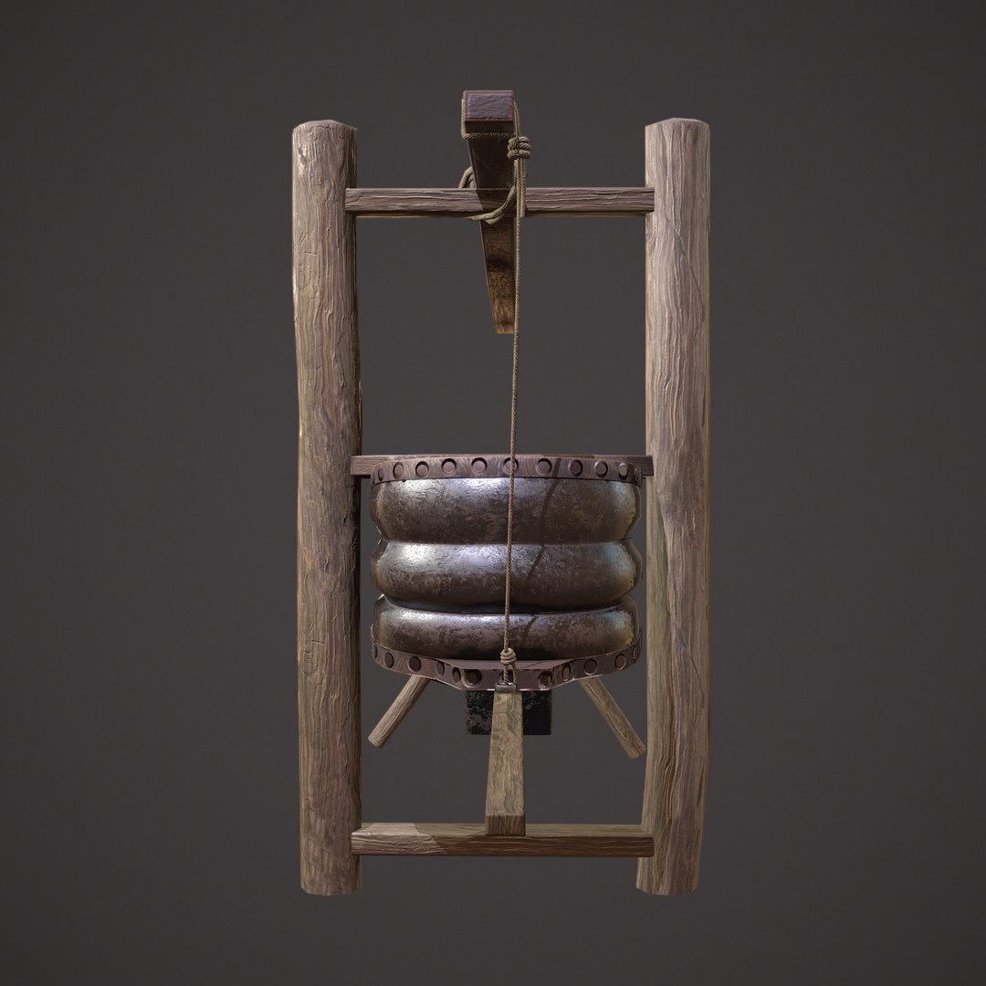 3D Medieval Bellows - TurboSquid 1423706