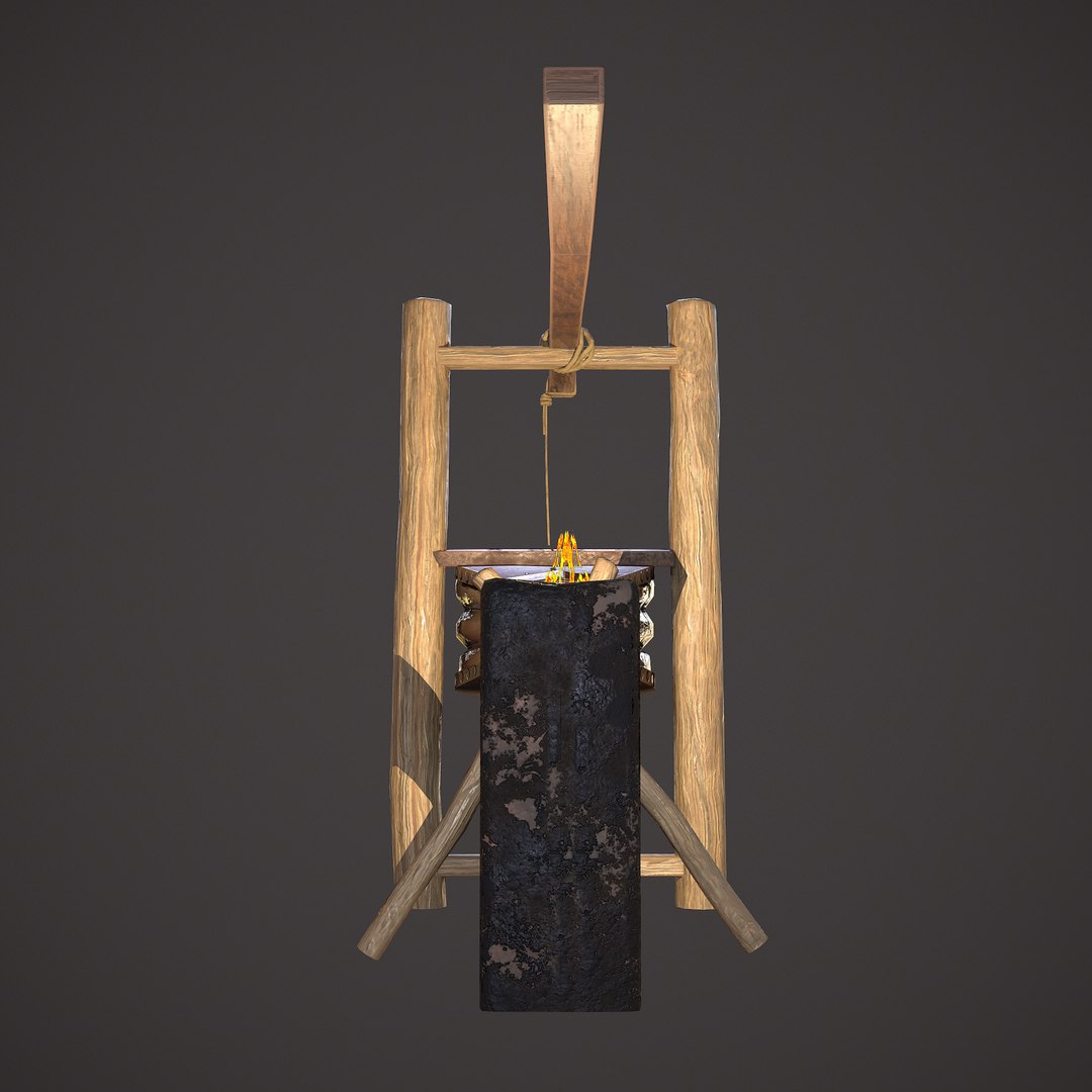 3D medieval bellows - TurboSquid 1423706