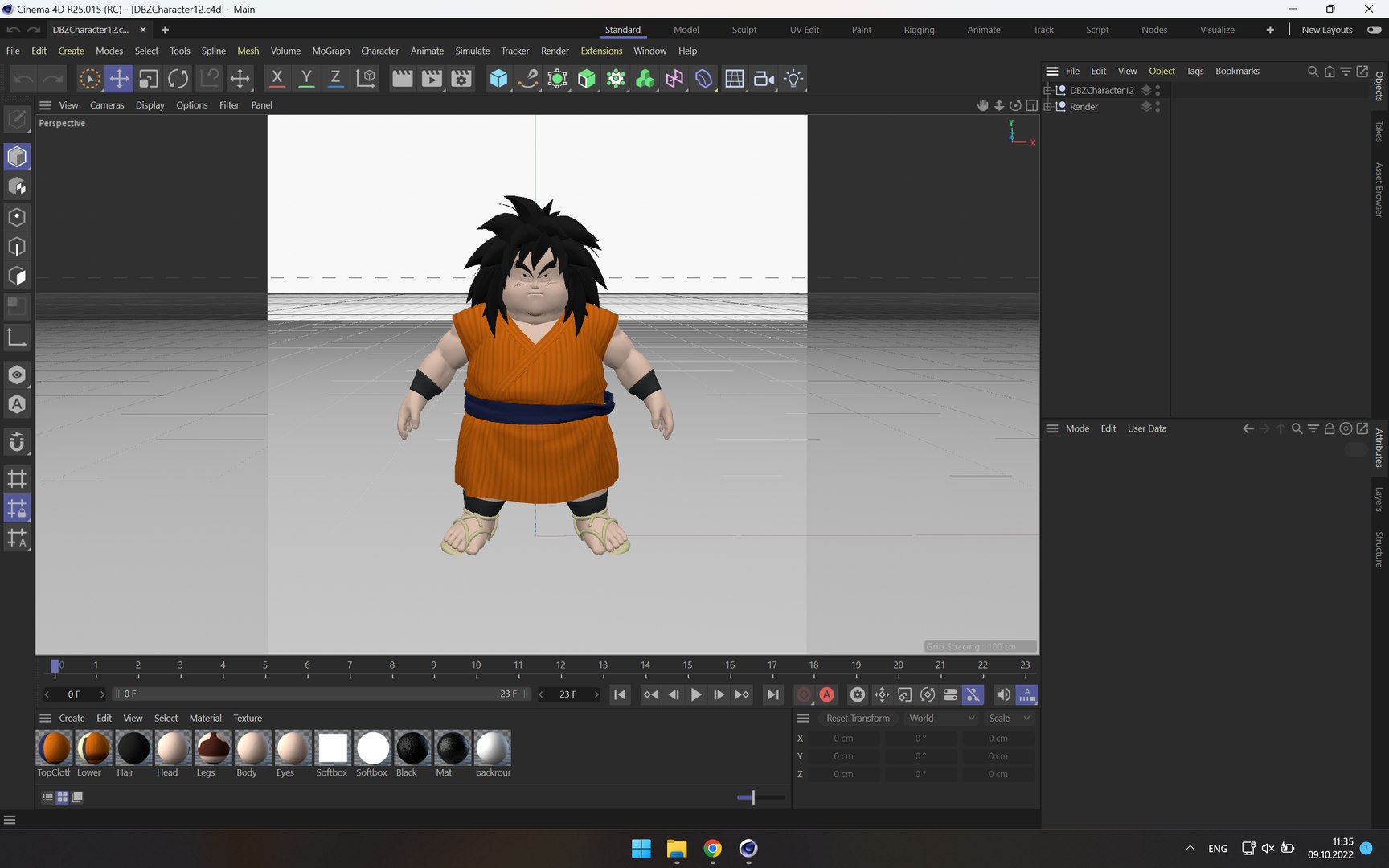 3D Model DBZ Character V12 - TurboSquid 2074076