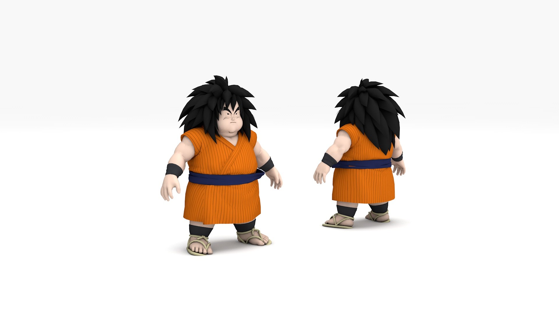 3D Model DBZ Character V12 - TurboSquid 2074076