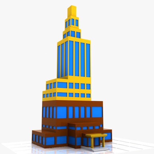 Cartoon Building 3D Models for Download | TurboSquid