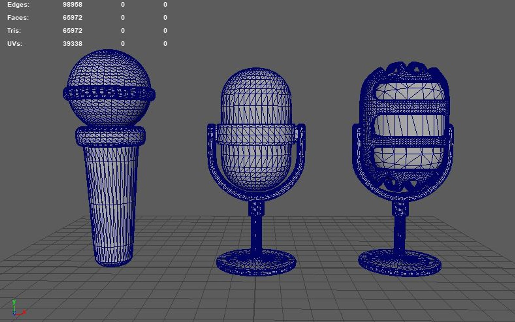 3D 3d Microphone 3D Model Model - TurboSquid 2332947