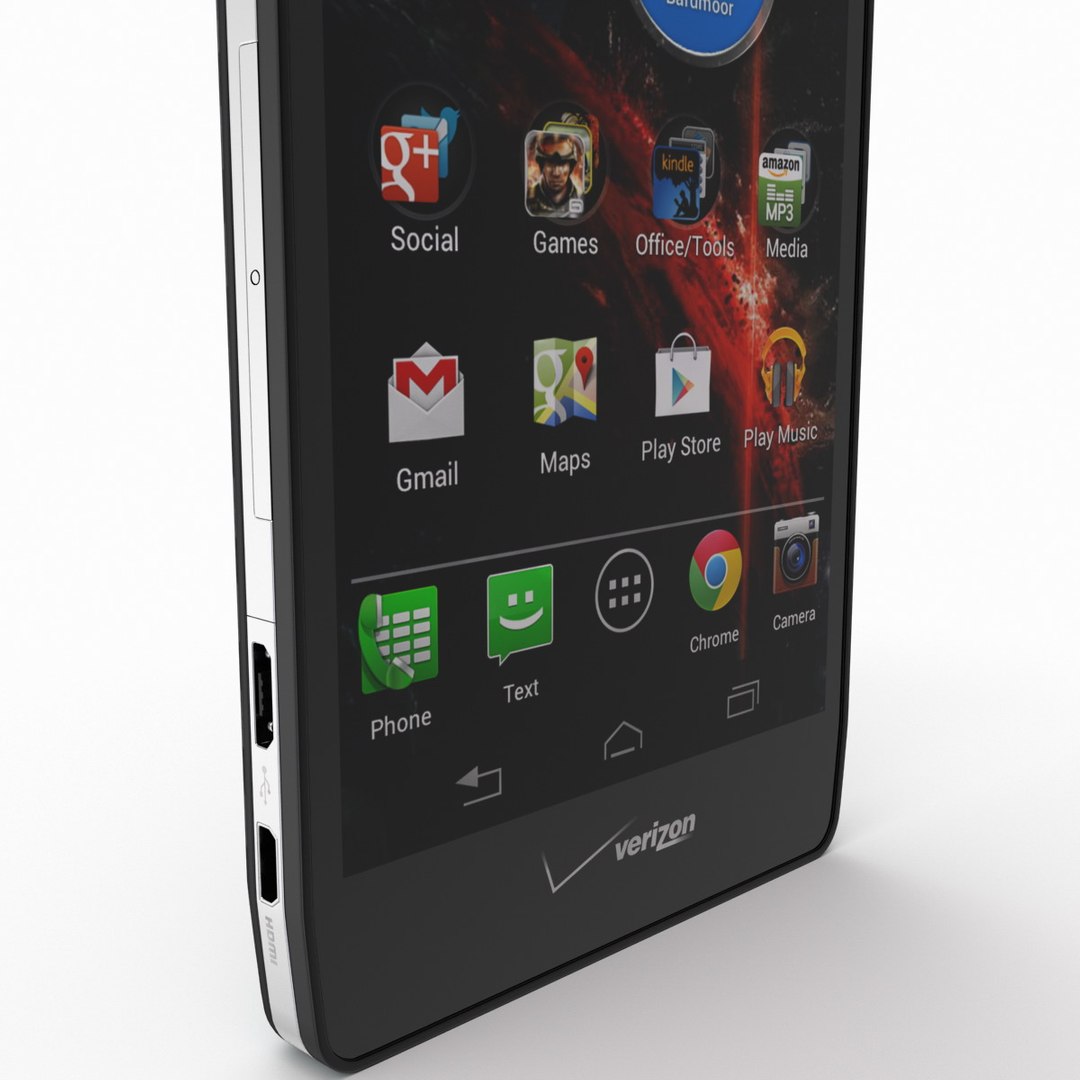 Motorola Droid Razr Maxx 3d Model