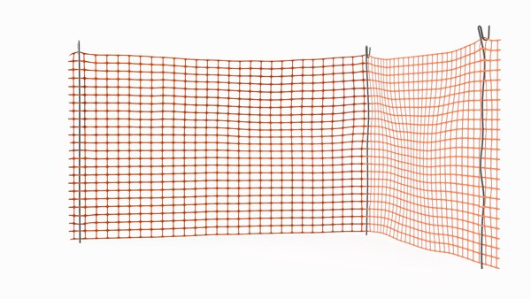 modelo 3d Esquina de valla de malla de barrera - TurboSquid 2046635