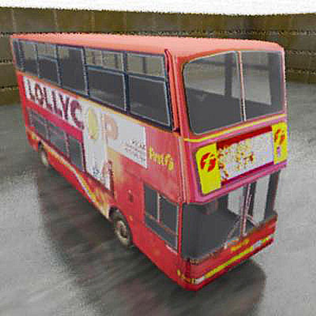 3d london bus model