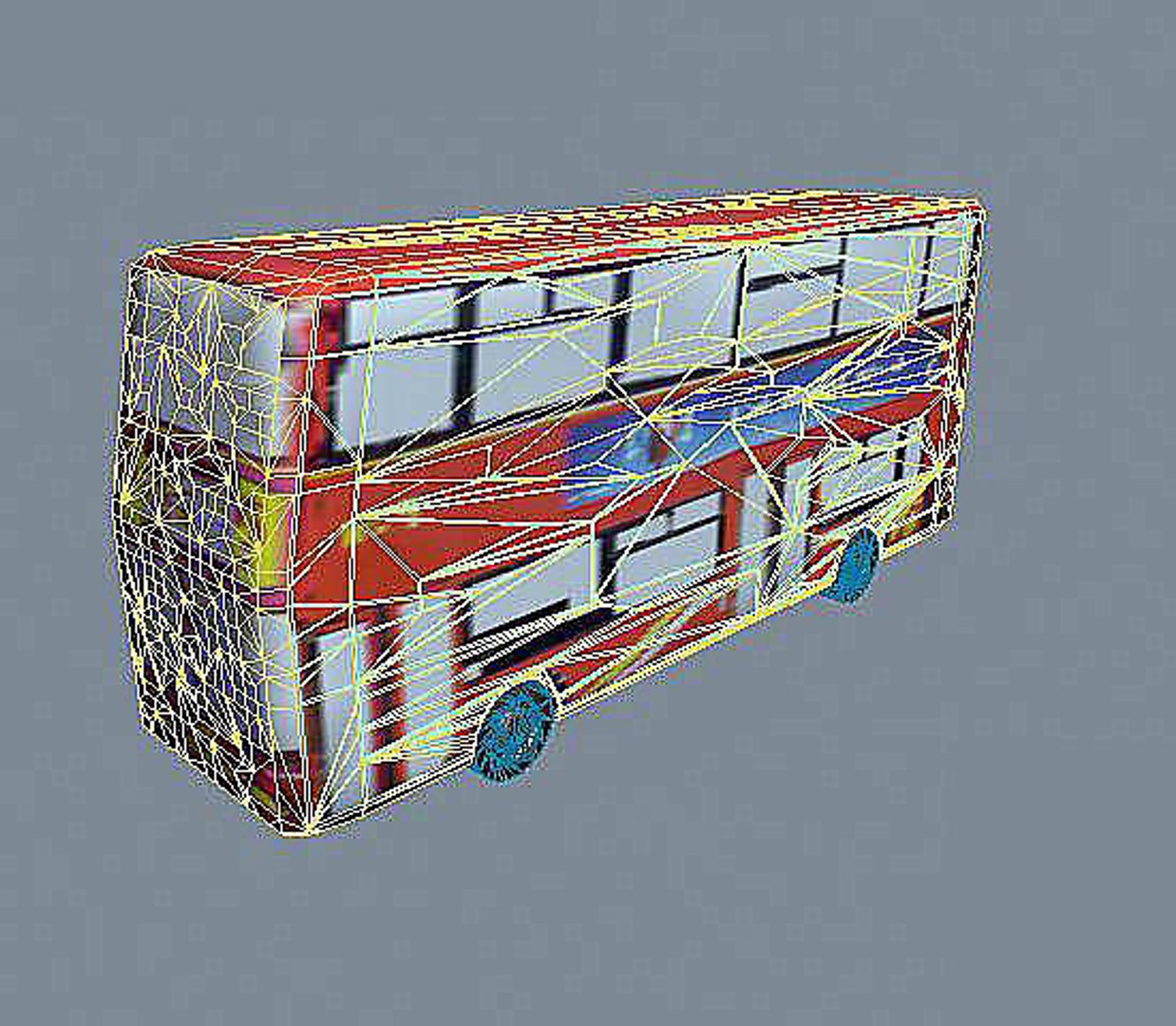 3d london bus model