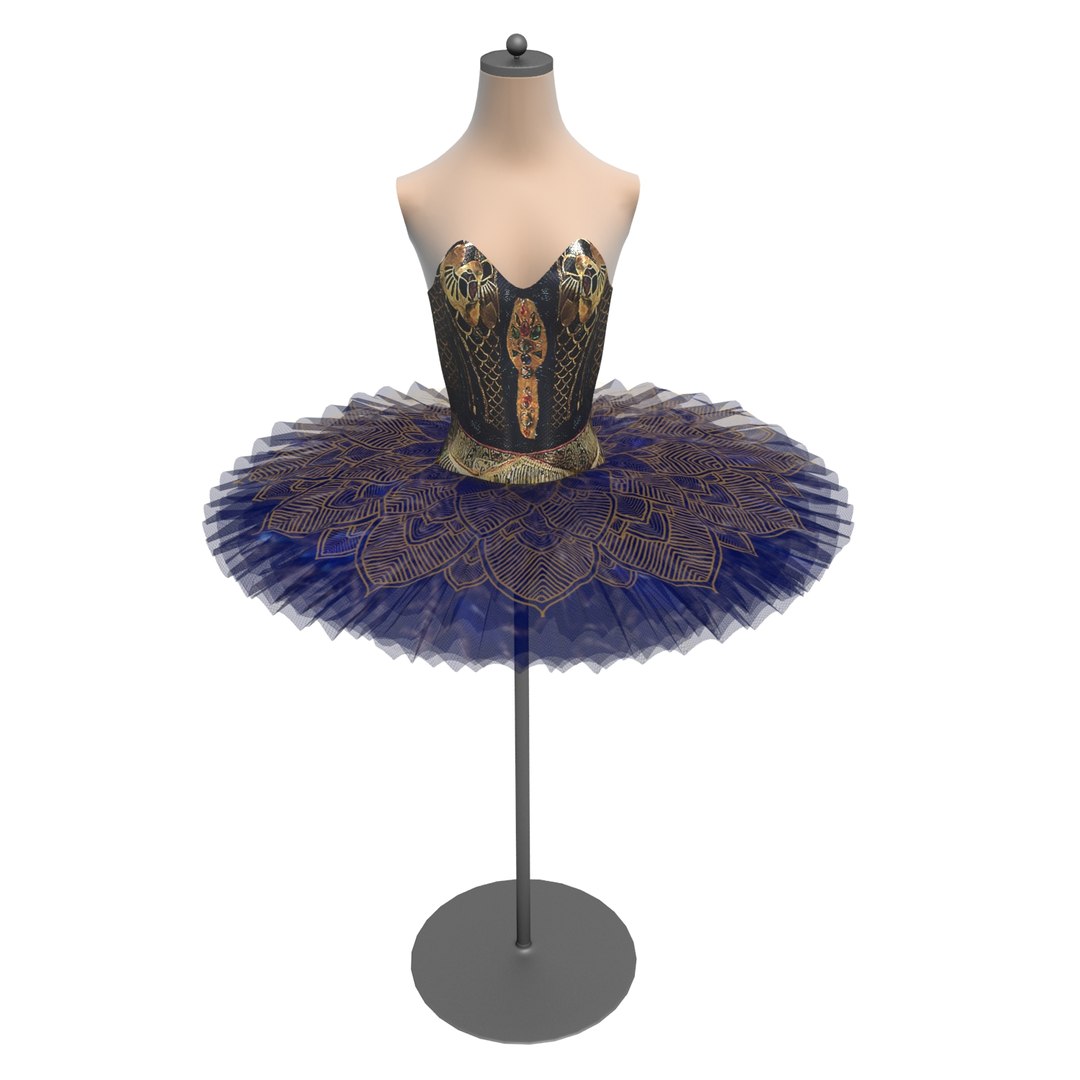 Tutu ballet pharaohs daughter 3D model - TurboSquid 1432543