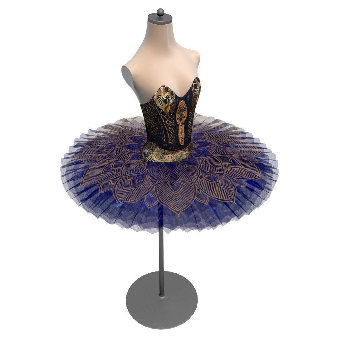 Tutu ballet pharaohs daughter 3D model - TurboSquid 1432543