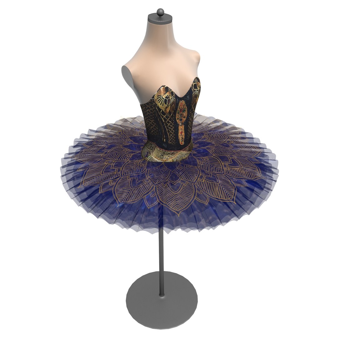 Tutu ballet pharaohs daughter 3D model - TurboSquid 1432543
