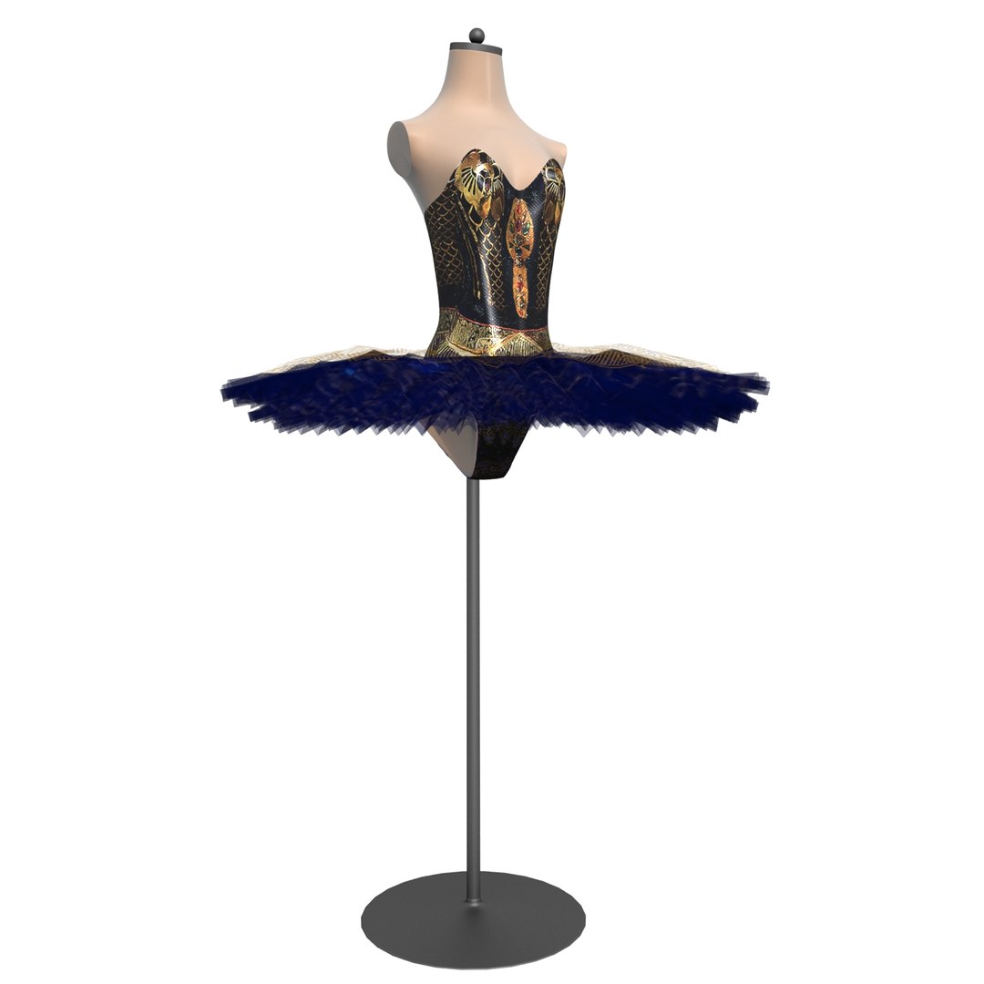 Tutu ballet pharaohs daughter 3D model - TurboSquid 1432543