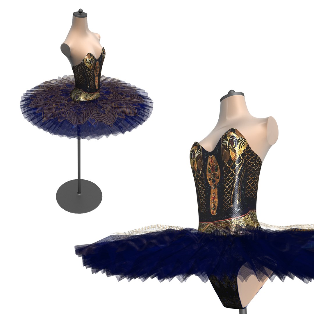 Tutu ballet pharaohs daughter 3D model - TurboSquid 1432543