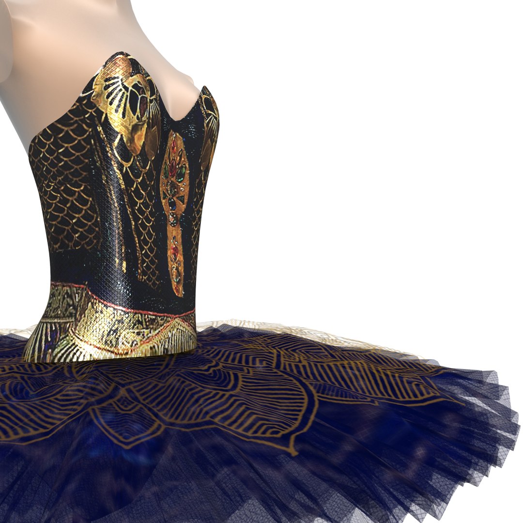 Tutu ballet pharaohs daughter 3D model - TurboSquid 1432543