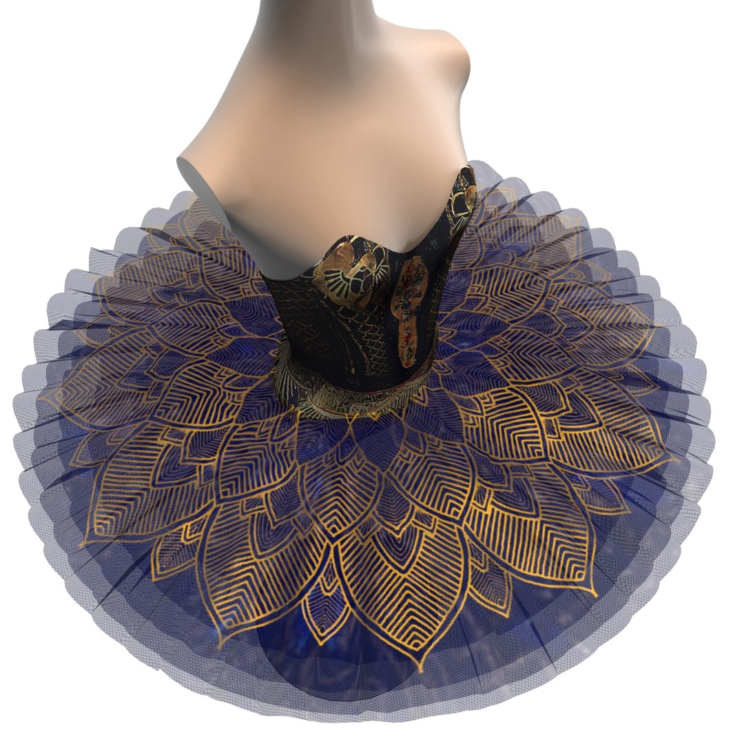 Tutu ballet pharaohs daughter 3D model - TurboSquid 1432543