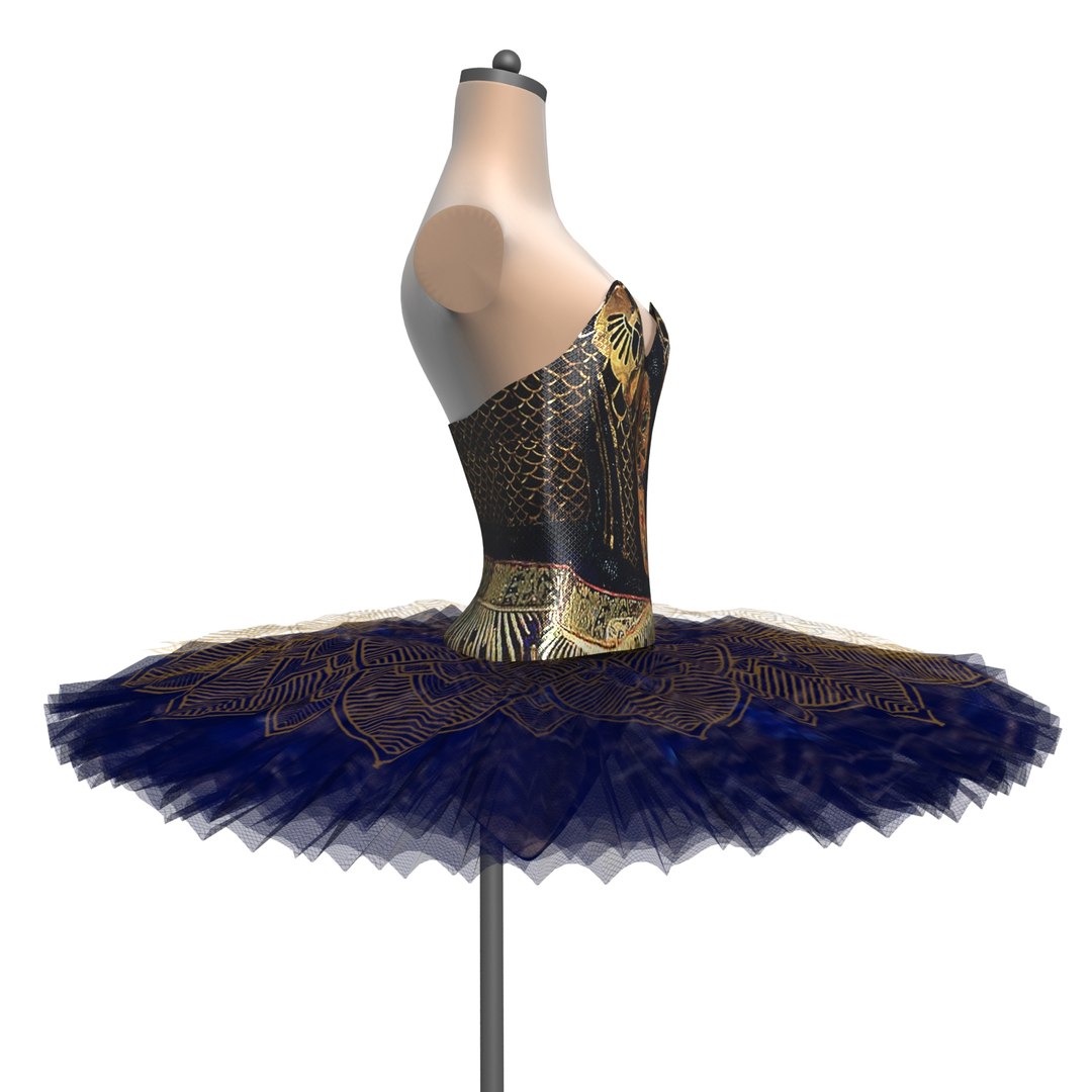 Tutu ballet pharaohs daughter 3D model - TurboSquid 1432543