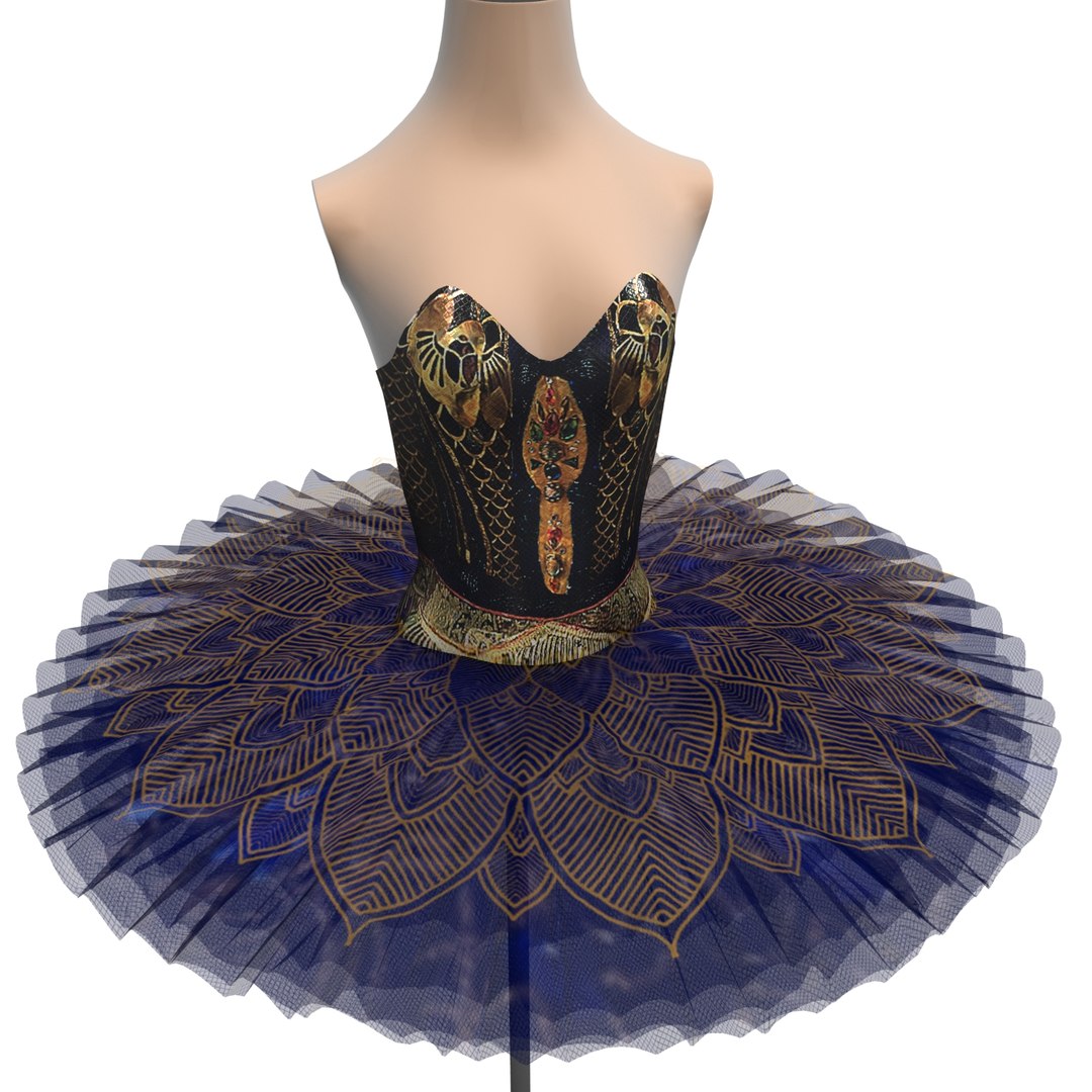 Tutu ballet pharaohs daughter 3D model - TurboSquid 1432543