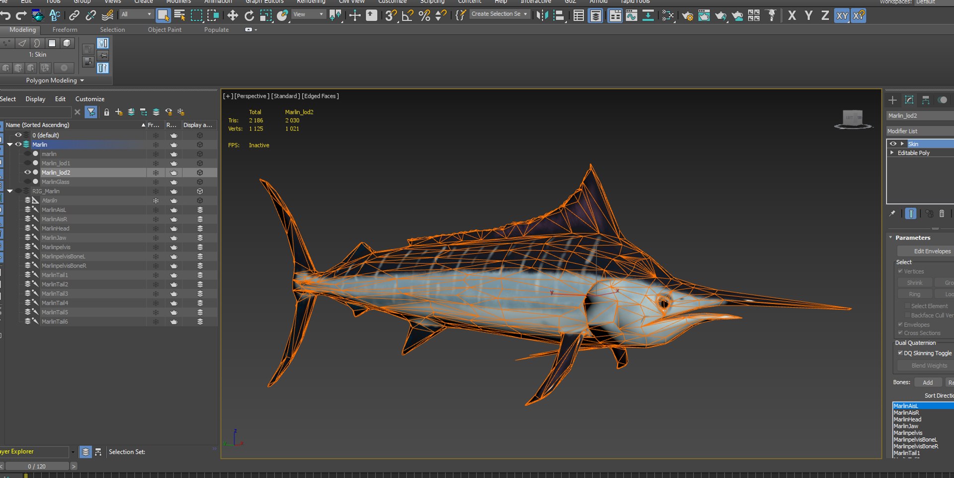 Fish marlin animations 3D - TurboSquid 1593162