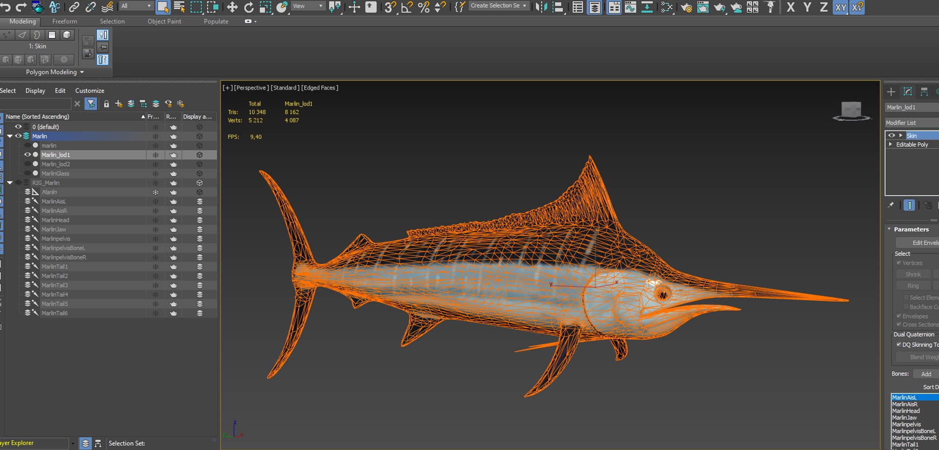Fish marlin animations 3D - TurboSquid 1593162