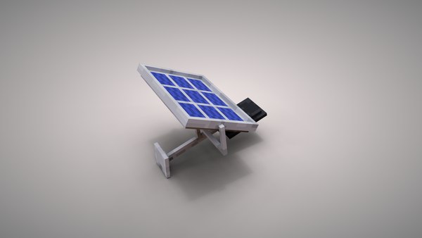 Solar lamp 3D - TurboSquid 1828683