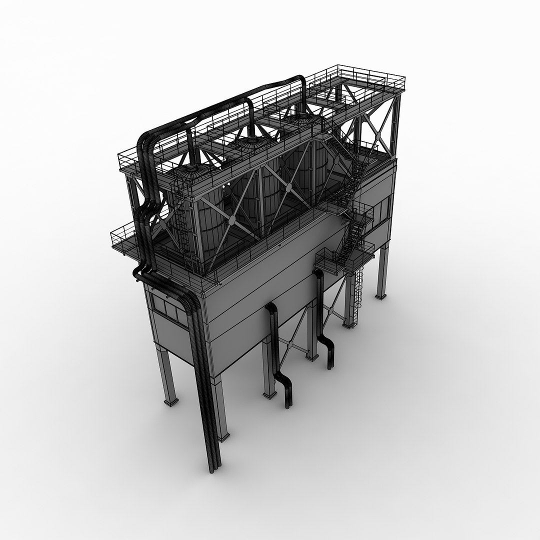 3ds Industrial Loading Silo 01