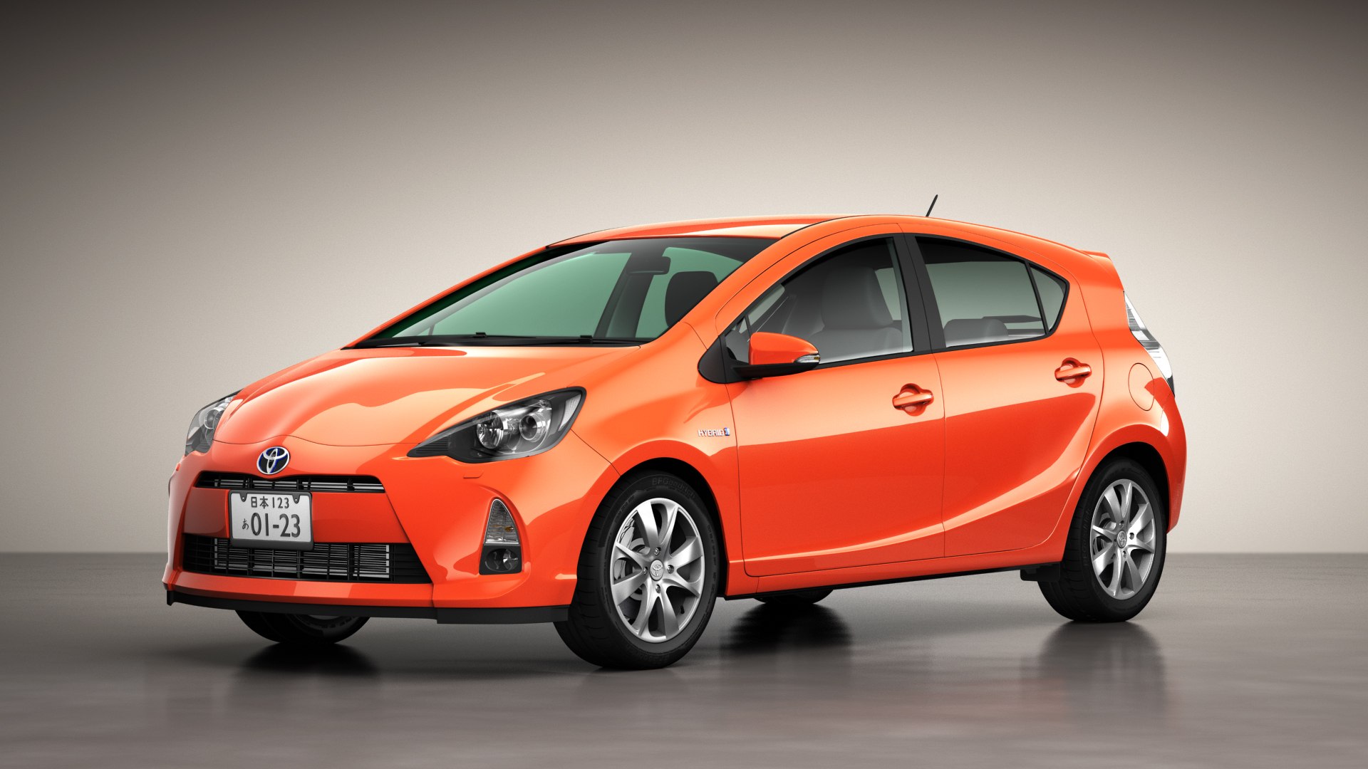 3d Model Toyota Aqua Prius C