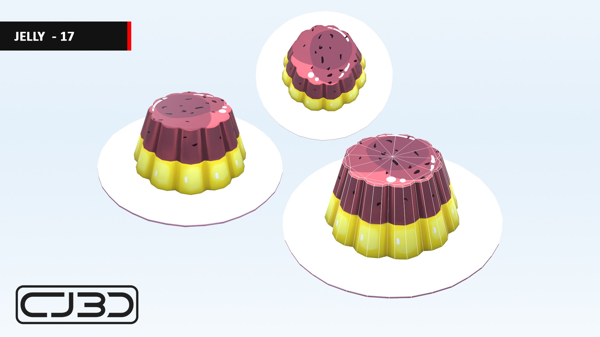 Cartoon stylized food complete 3D model - TurboSquid 1525876