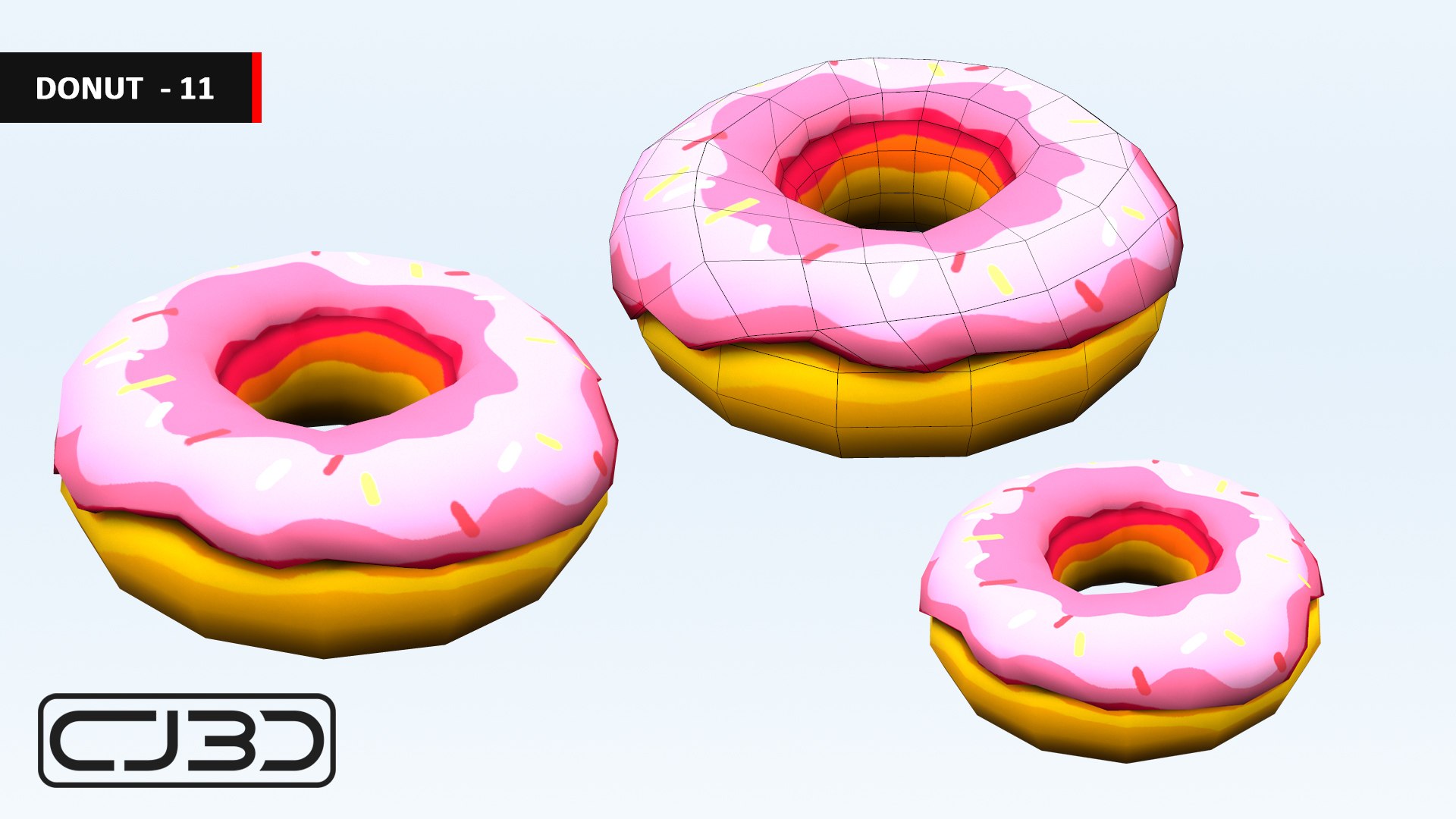 Cartoon stylized food complete 3D model - TurboSquid 1525876